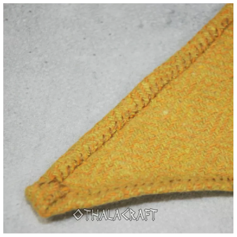 Leg wraps for Viking - diamond pattern in dark yellow